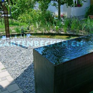 Gartenbecken, Wasserbecken, Bern, Wasserstahlbecken, Stahlblech ...